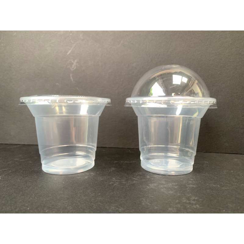 [50 pcs] Y-Cup 95mm 8oz 12 oz 16 oz 22 oz Dome Flat Lid Disposable ...