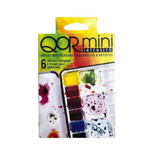 QOR Half Pan Intensity Set 6 Watercolor Set | Shopee Philippines