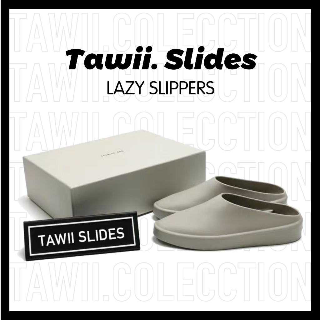 Tawii. Slippers for men slip on shoes yezzy rubber Outdoors Indoors ...