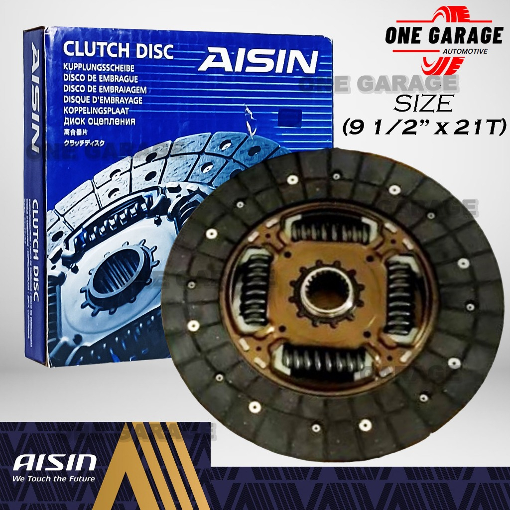Clutch Disc For TOYOTA INNOVA / FORTUNER 2KD, 1TR (2004-UP) (9 1/2" x 21T) AISIN JAPAN | Shopee ...