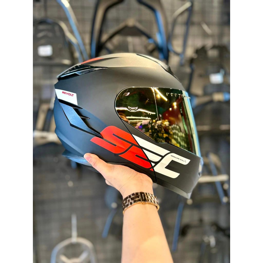 SEC REVOLT-BRAND 2023 MODULAR HELMET | Shopee Philippines