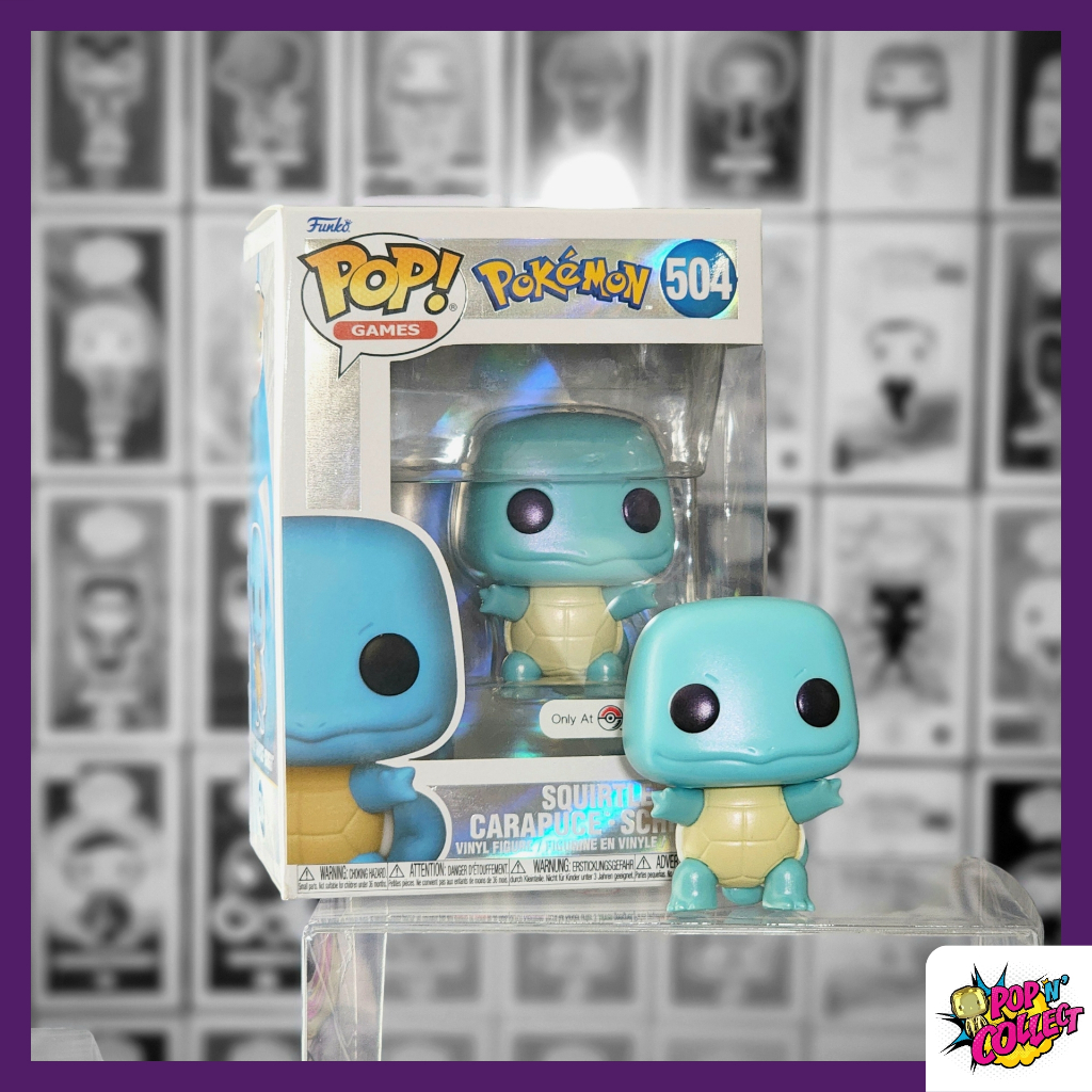 Funko Pop! Pokemon - Squirtle 504 (Pokemon Center Exclusive ...