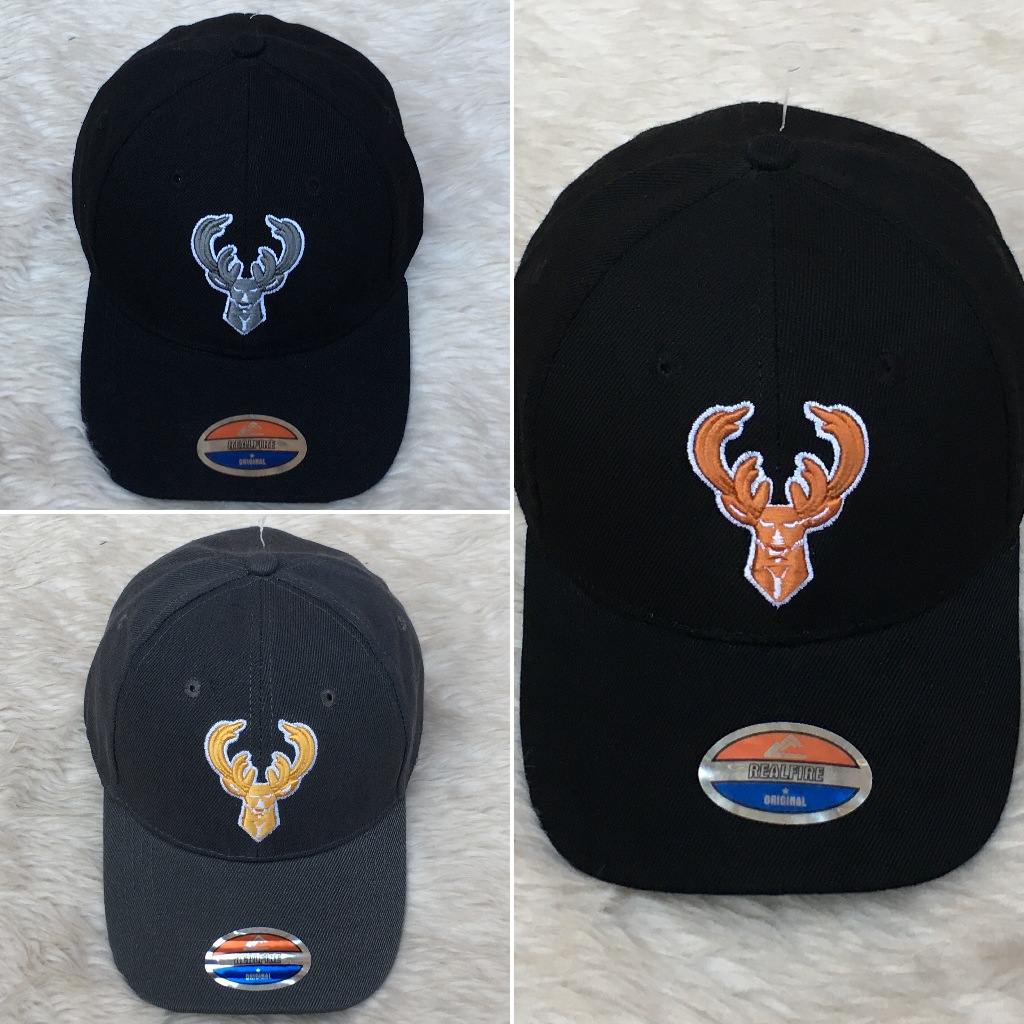 Milwaukee Bucks curve cap for men casual streetwear cap | Shopee ...