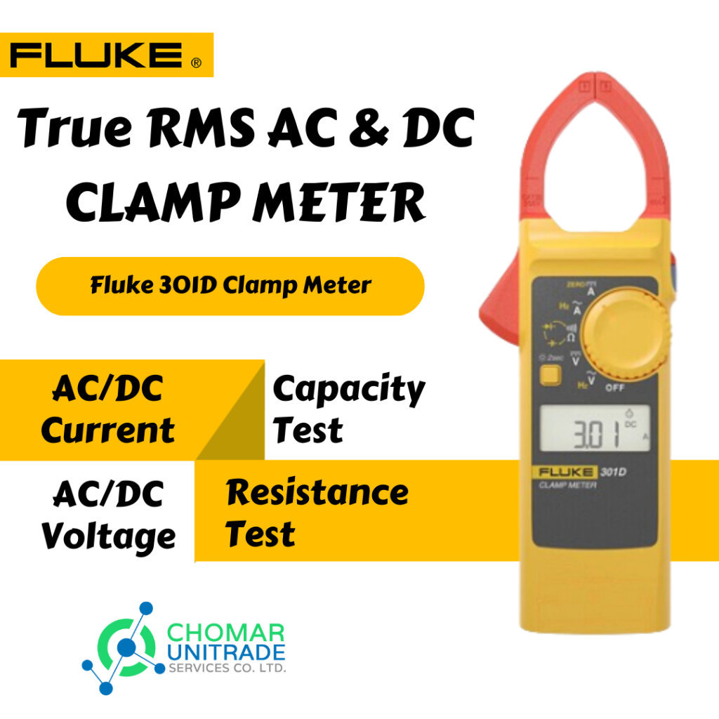 Fluke 301D AC/DC Clamp Meter | Shopee Philippines