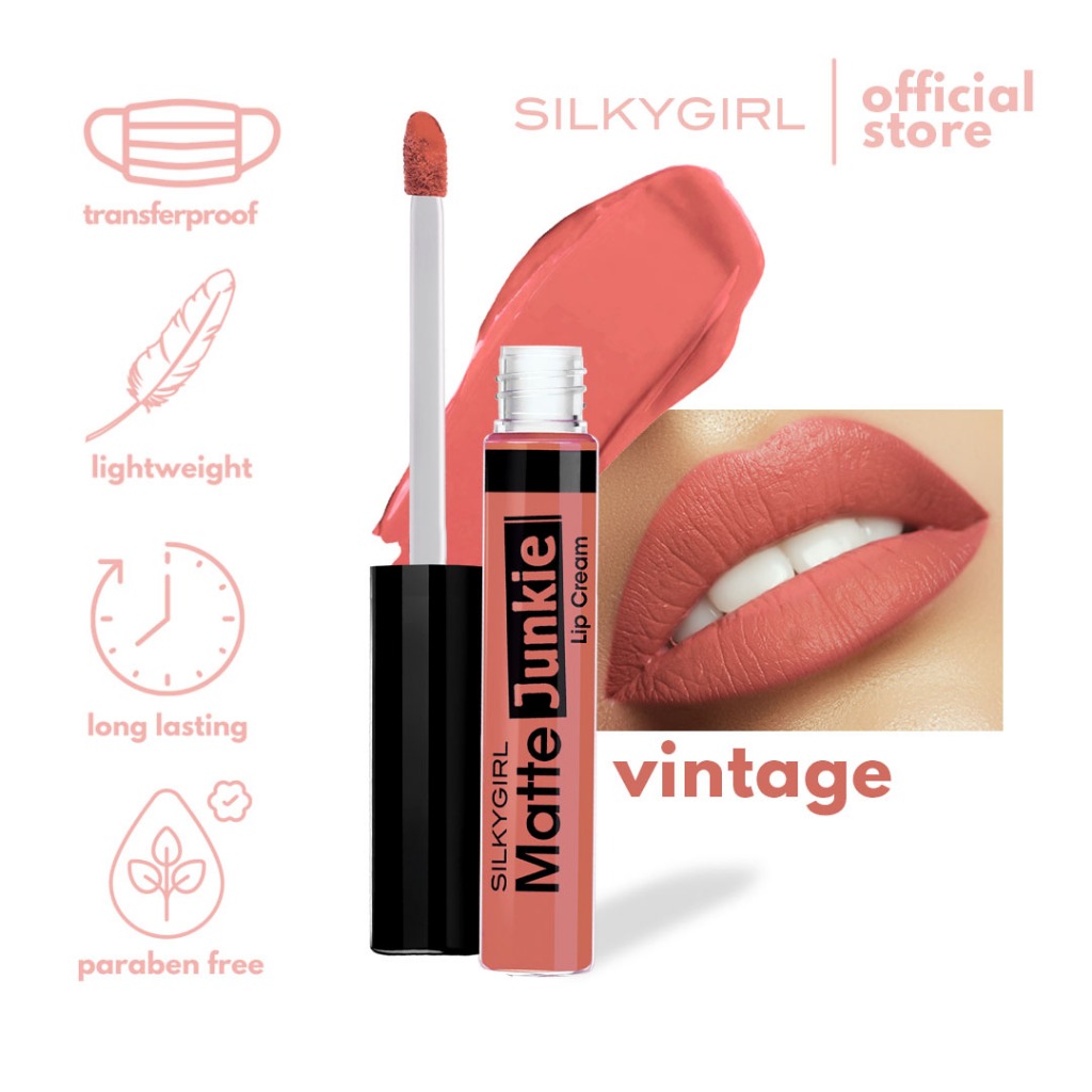 SilkyGirl Matte Junkie Lipcolor (Vintage) | Shopee Philippines
