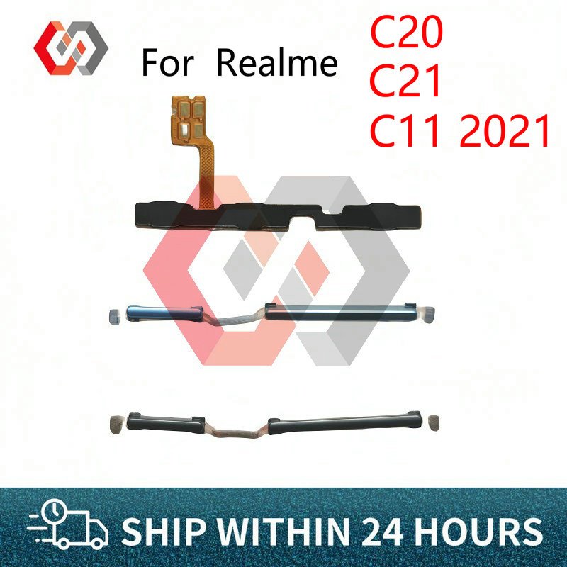 For OPPO Realme C20 C21 C11 2021 Switch Key Power On Off and Volume up ...