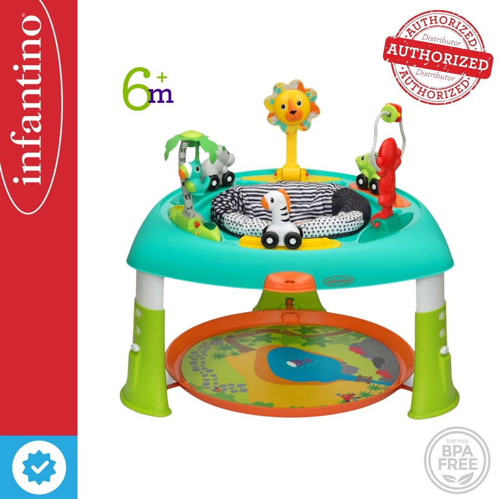 INFANTINO Sit, Spin & Stand Entertainer 360-Degree Seat & Activity ...