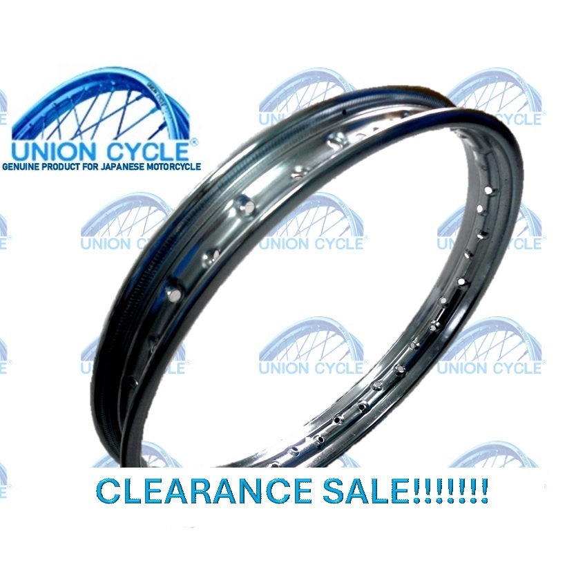 SALE!!!! UNION CYCLE RIM 17 x 1.60 (6.3mm nipple hole) | Shopee Philippines
