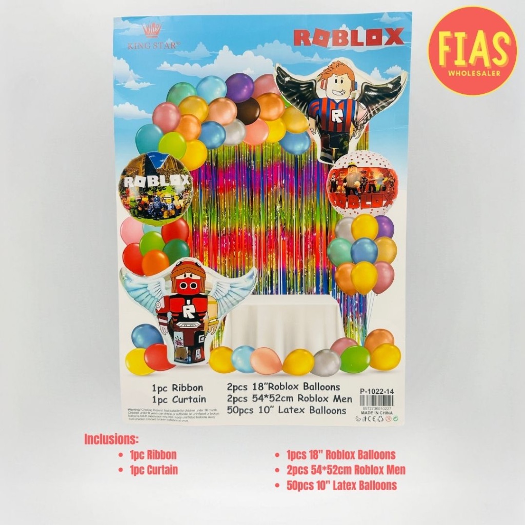 Roblox Party & Balloon Set P1022-14 | Shopee Philippines