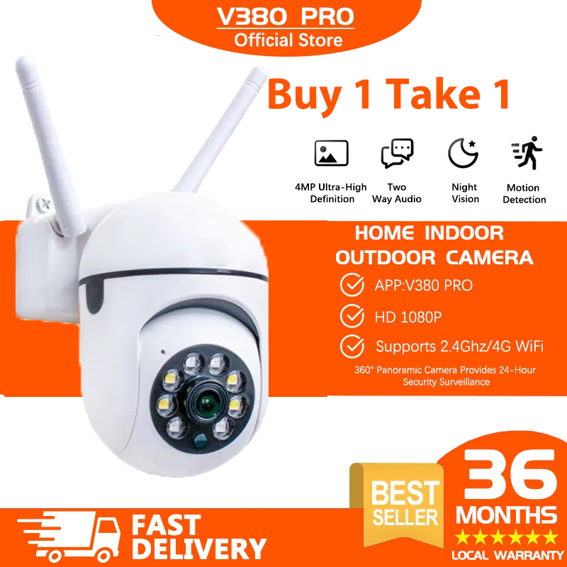 Buy 1 Take 1 V380 CCTV 8MP 5X Zoom Camera 5G Outdoor Wifi Wireless ...