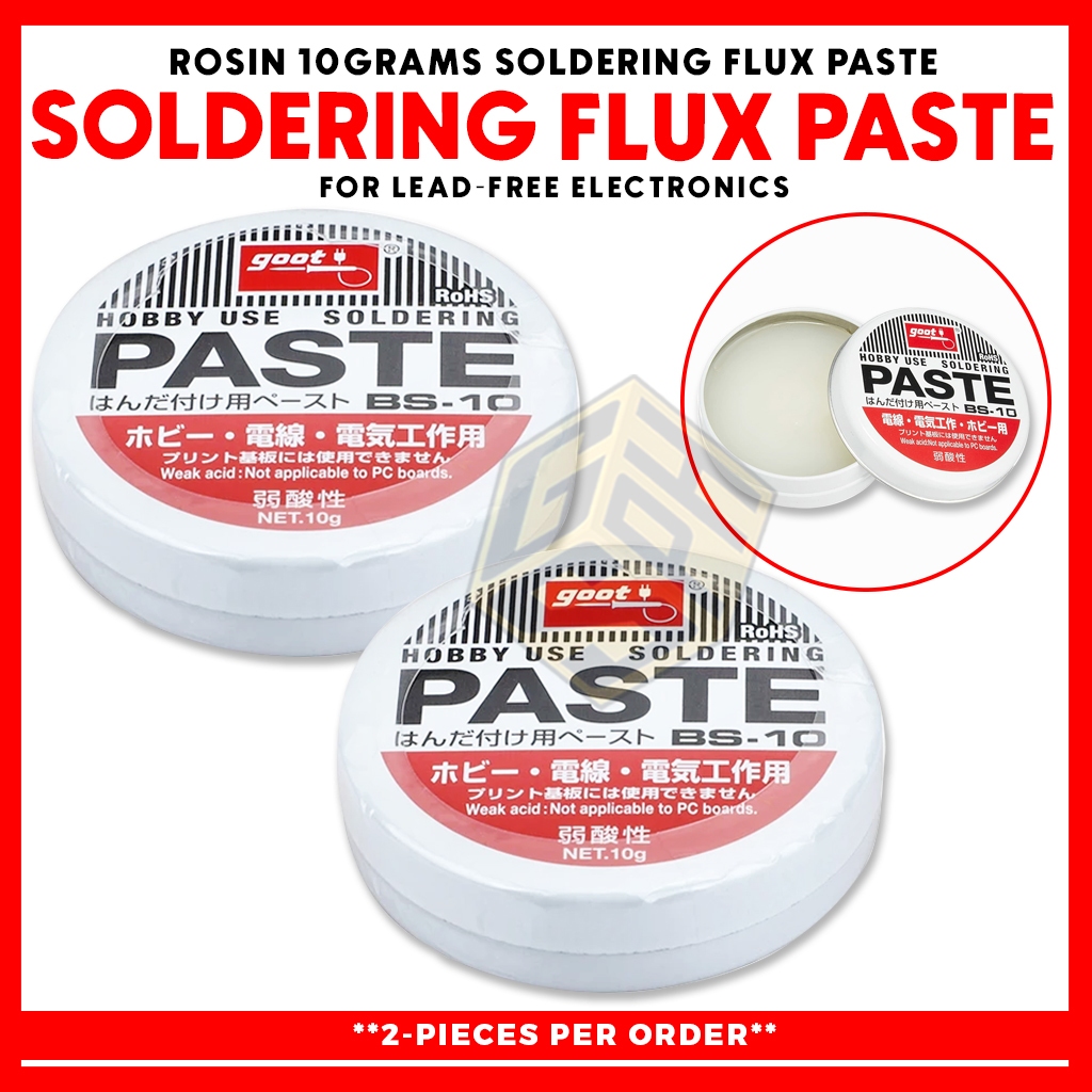 2PCS 10g Rosin Soldering Flux Paste for Lead-Free Electronics | Shopee ...