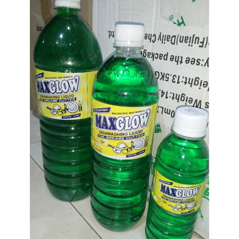 Maxglow Dishwashing Liquid 1L- 1.5Liter -350ML | Shopee Philippines