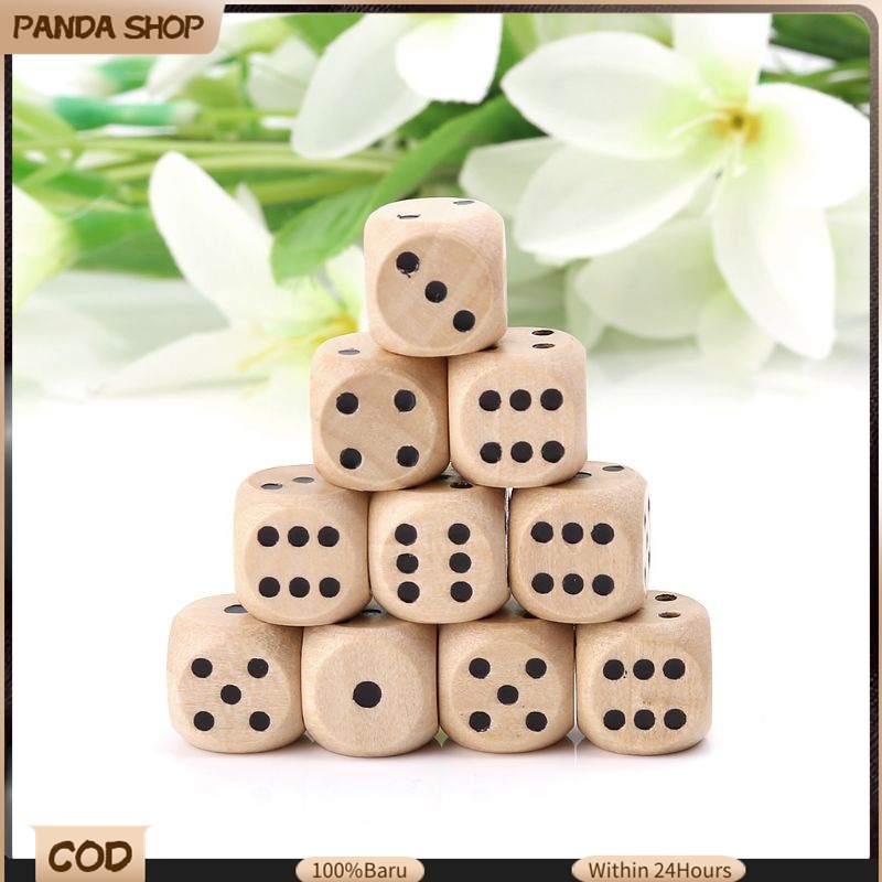 2'' Natural Wood Dice 6 Sided Smooth Wood Dice Rounded Corner Dice For ...