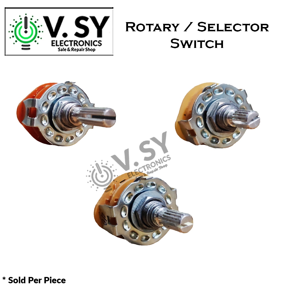 1 Pc 4 / 5 / 6 Position Selector/Rotary Switch | Shopee Philippines