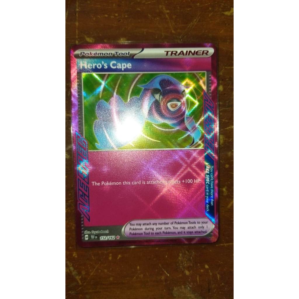 Hero's Cape - 152/162 - AceSpec Rare Pokemon TCG Standard ENG Temporal ...