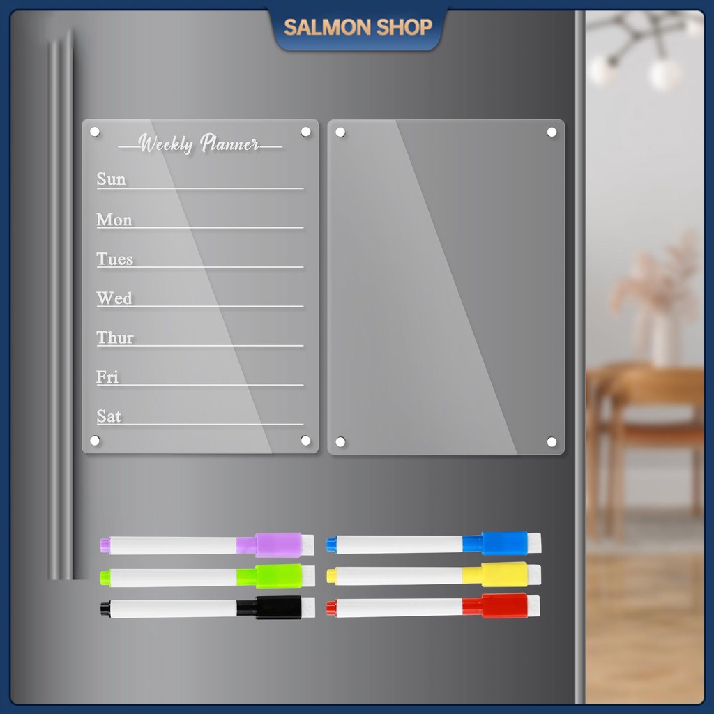 A4 Blank Memo Display Board Erasable Magnetic Whiteboard Acrylic ...