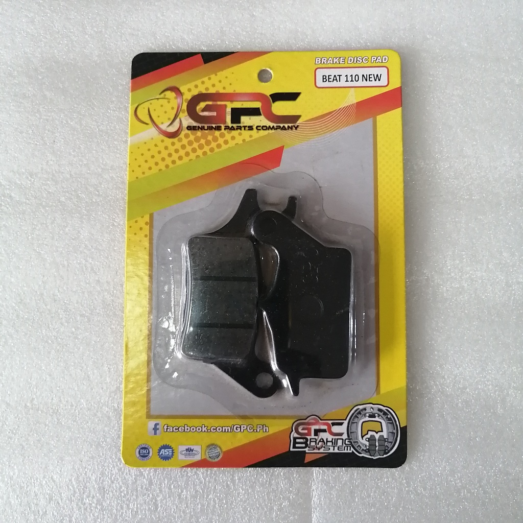GPC Brake Pads for Honda Beat new, 110 Fi, Click 125i, Click 150i ...