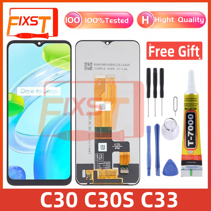 FIXST For Oppo Realme C30 C33 2023 Narzo 50i Prime C30s LCD Touch ...