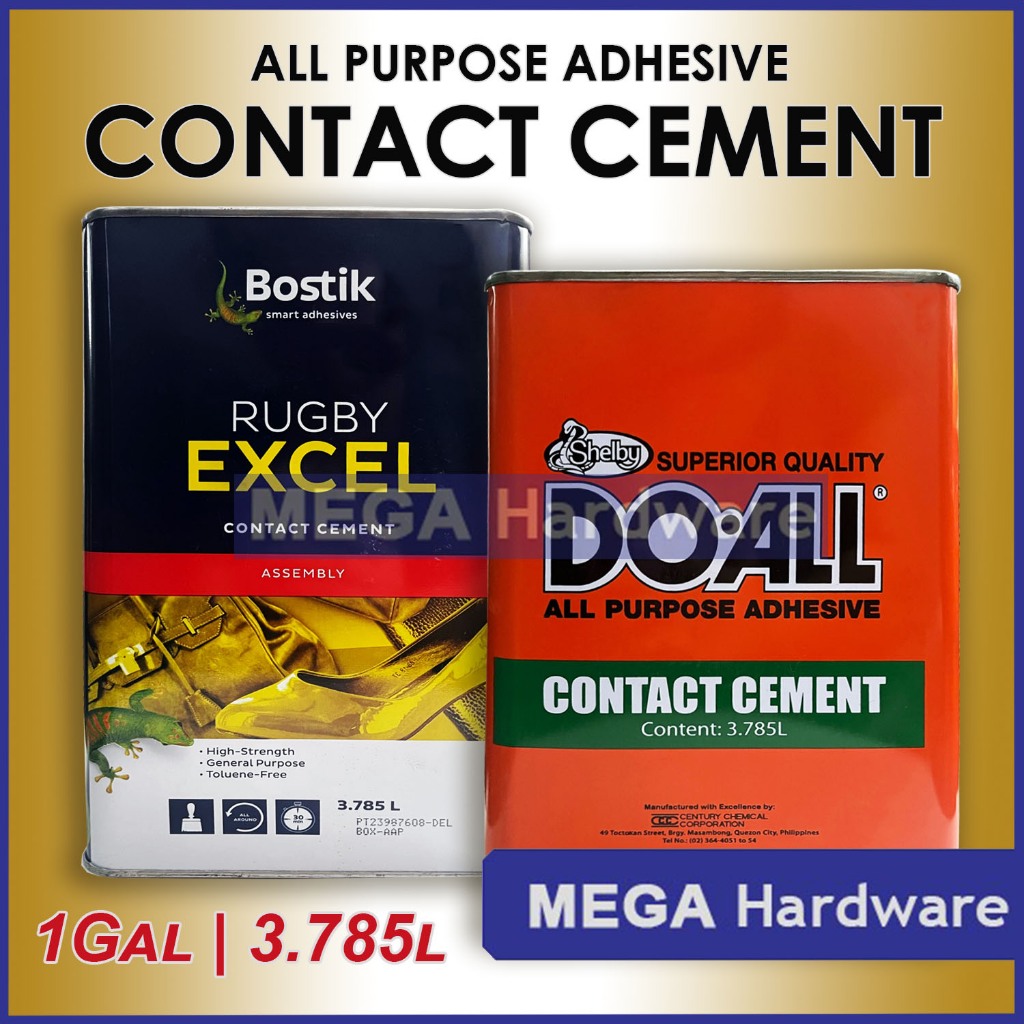 BOSTIK Rugby Excel | SHELBY DO ALL General Purpose Contact Cement 3.785 Liters | 1 Gallon ...