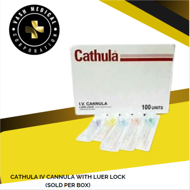 CATHULA IV CANNULA WITH LUER LOCK (SOLD PER BOX) | Shopee Philippines