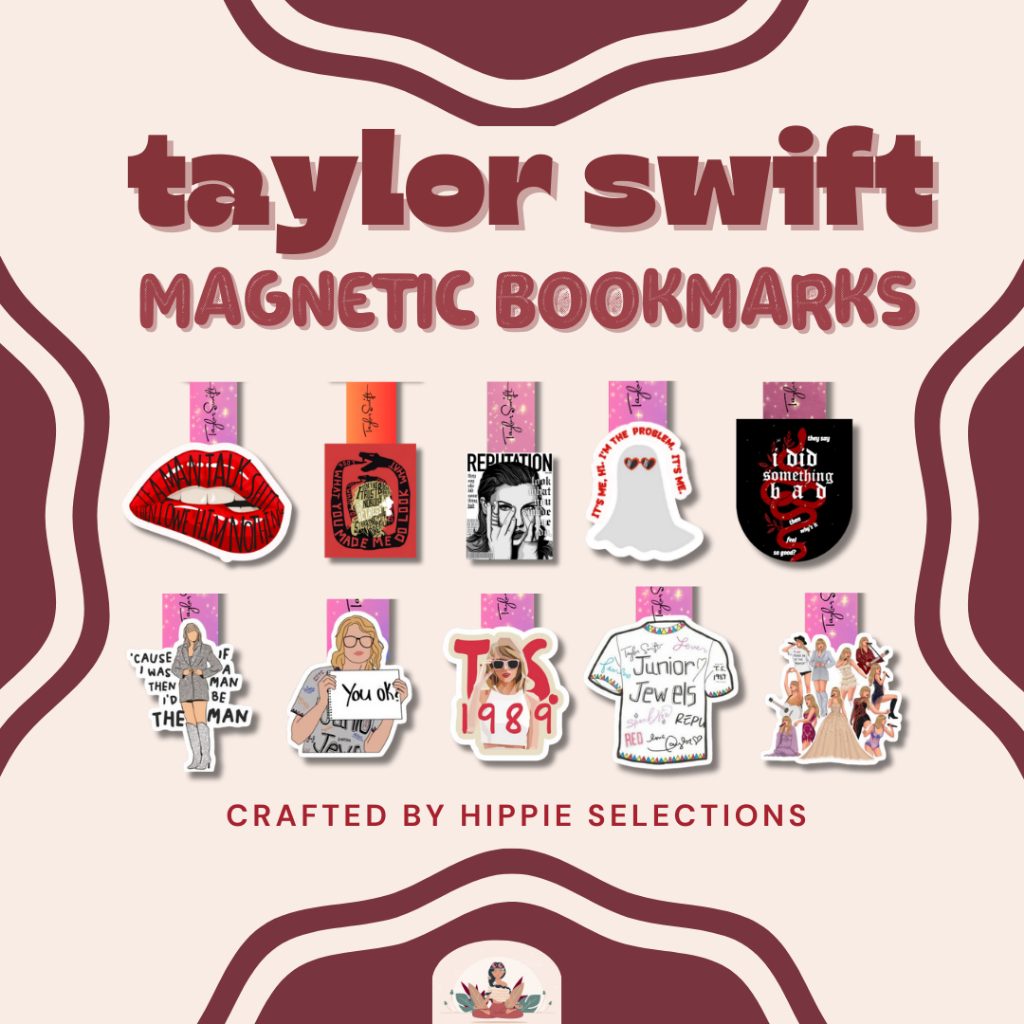 TAYLOR SWIFT MAGNETIC BOOKMARK | UNOFFICIAL MERCH | Shopee Philippines