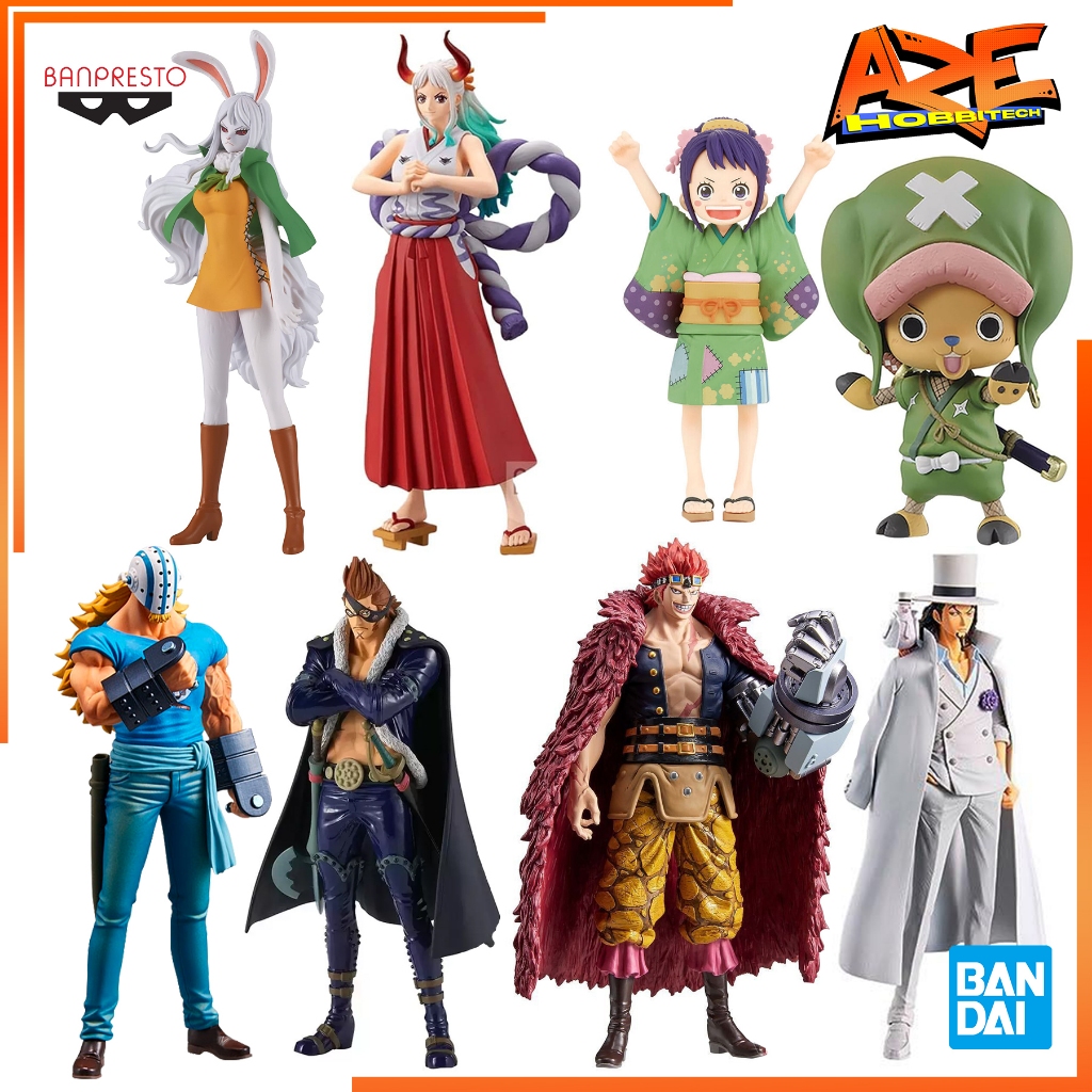 Banpresto One Piece The Grandline Series Chopper Carrot Drake Kid ...