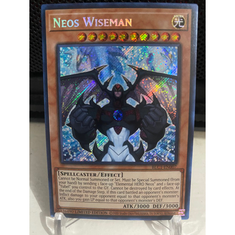 Neos Wiseman - BLC1-EN007 - Secret Rare 1st Edition | Shopee Philippines