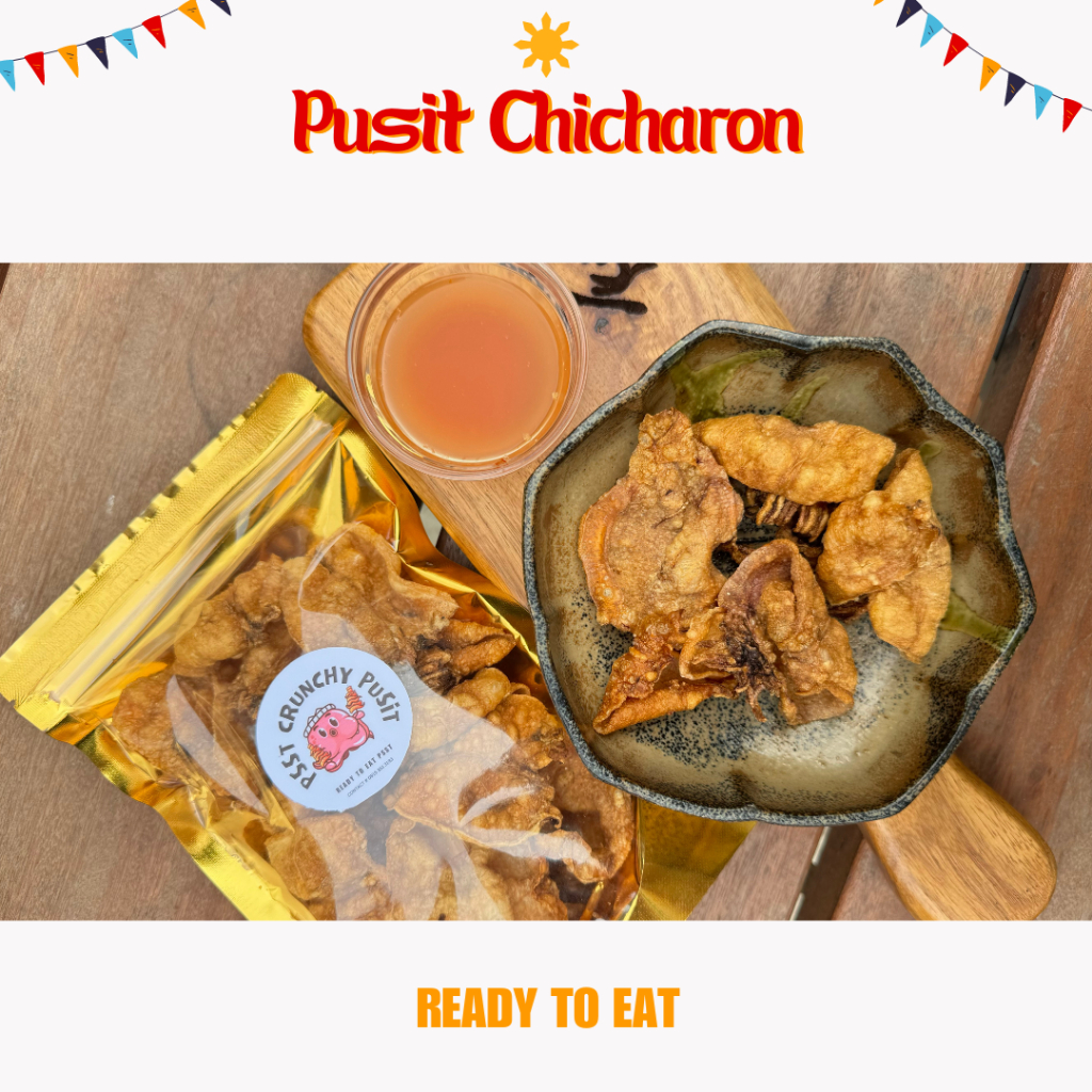 BEST SELLING Pusit Chicharon (SQUID) (with free vinegar) | Shopee ...