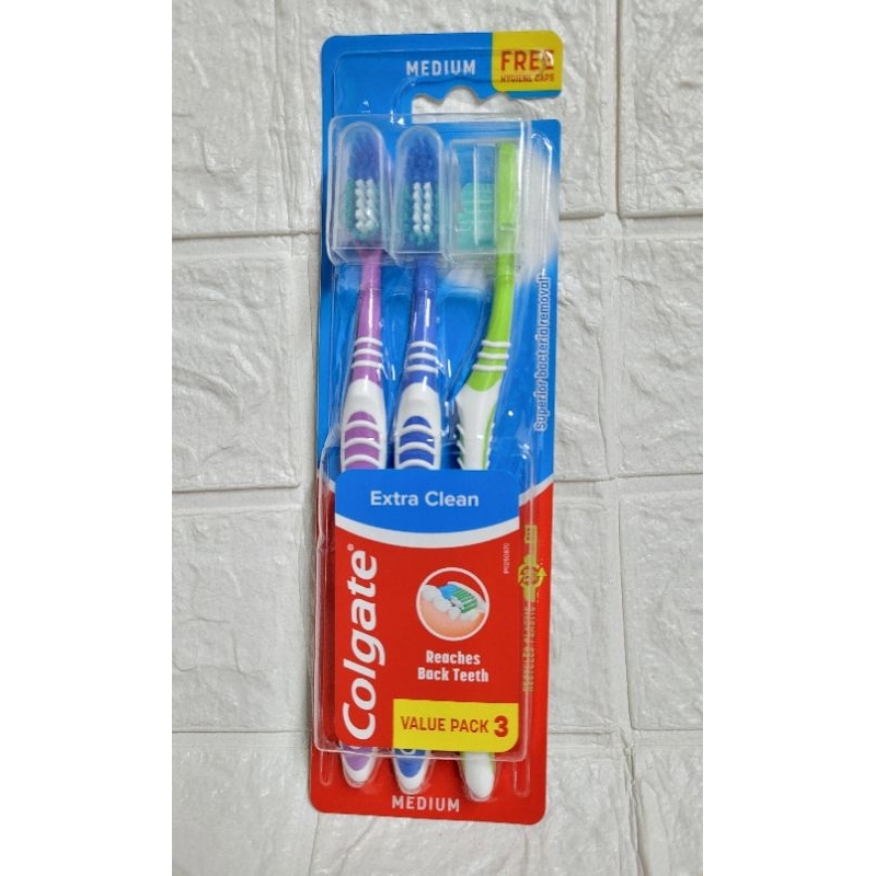 colgate reaches back teeth medium extra clean value pack 3 | Shopee ...