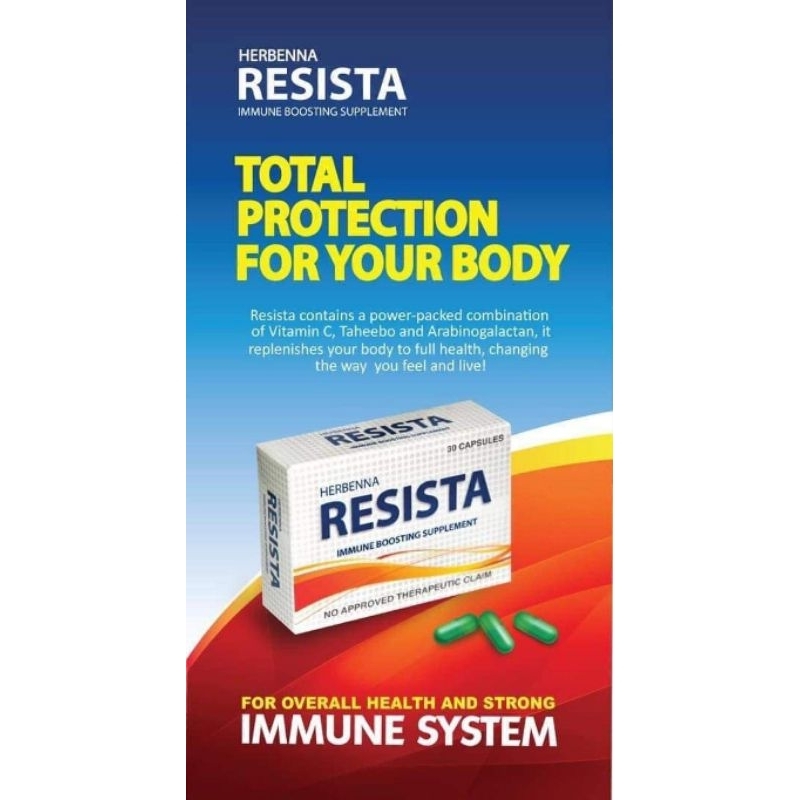 Resista Immune Booster Suplement Capsule30's buy 2+1 | Shopee Philippines