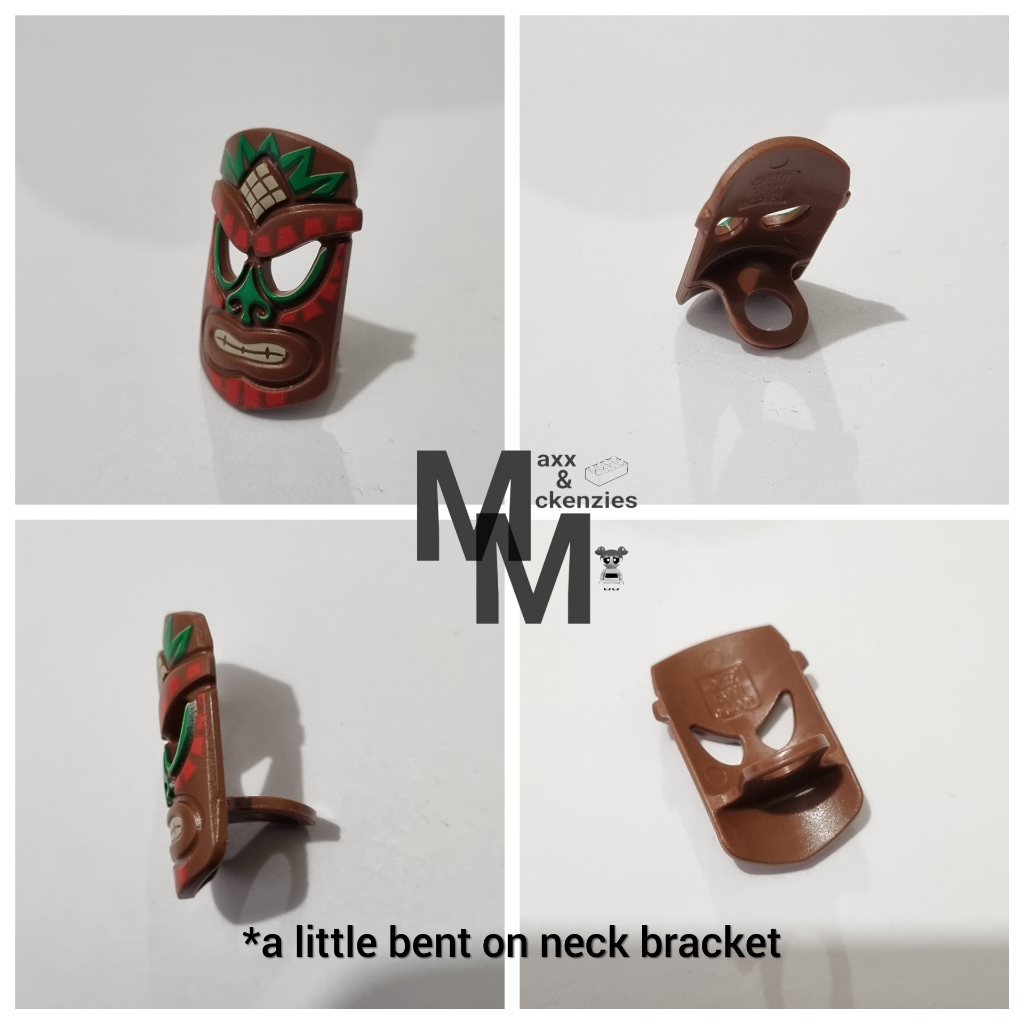 Tiki Mask with Red, Green and Tan Tribal (13791pb01) LEGO Minifigure ...