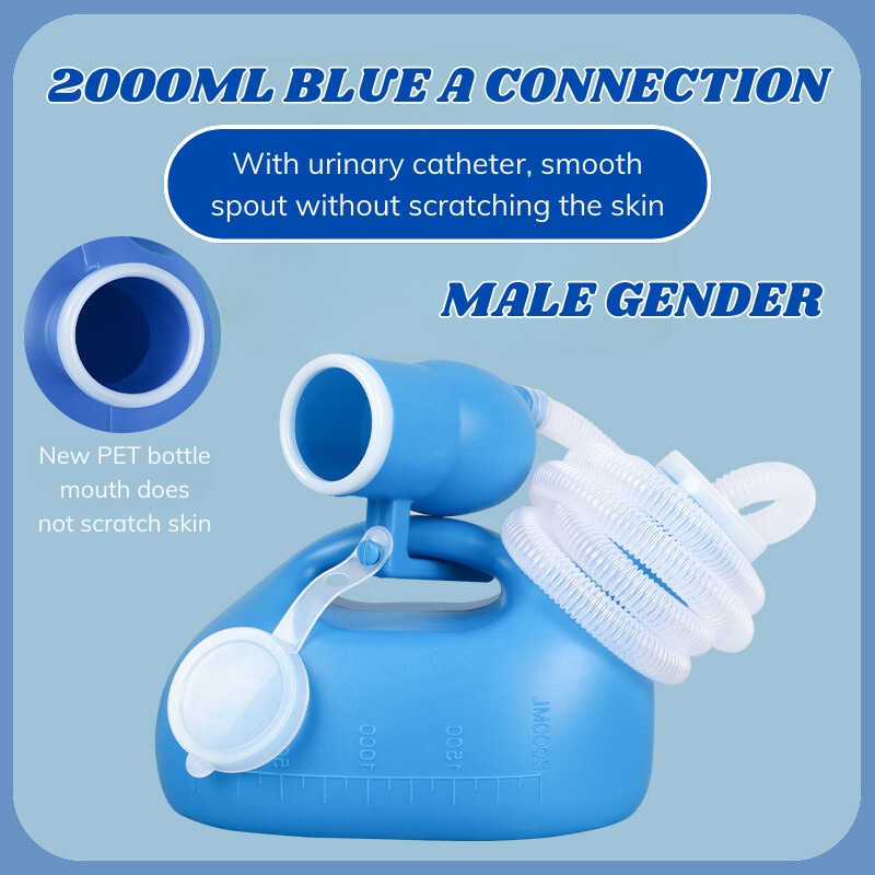 2000ML Male & Female Portable Urine Bottle Urinal Pee Urine Collector ...