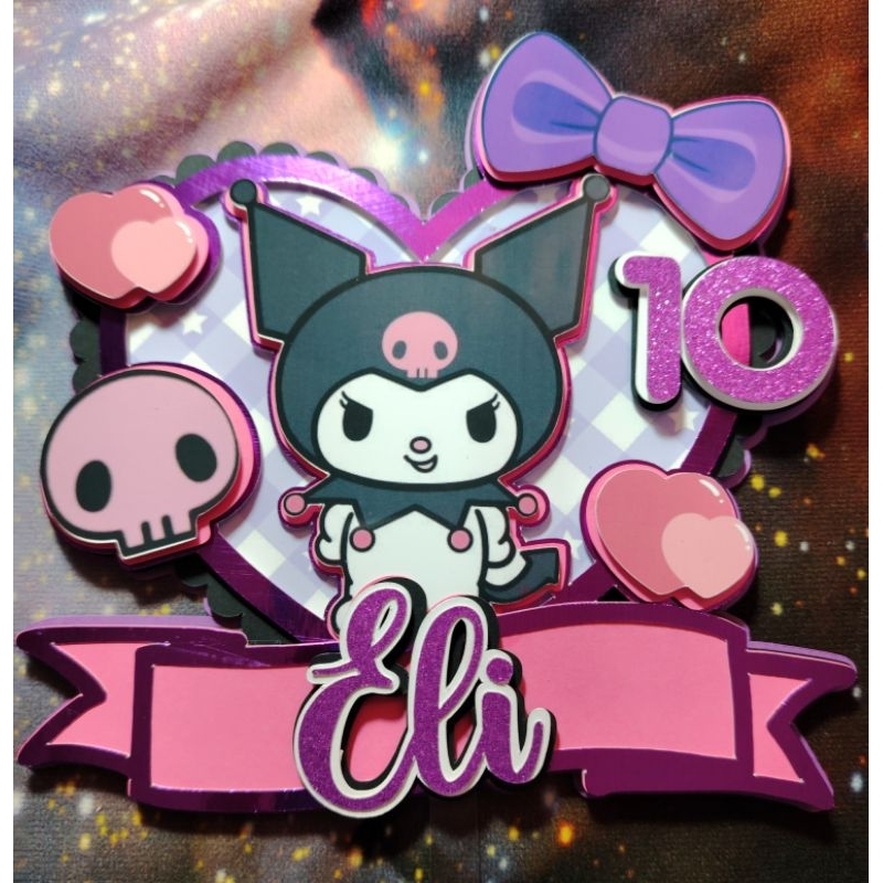 Kuromi Customized Cake Topper | Shopee Philippines