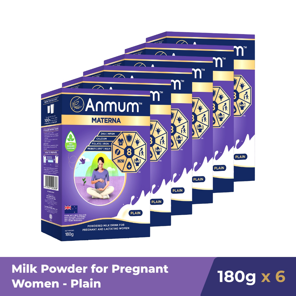 Anmum Materna Pregnancy Milk Powder Plain 180G x6 | Shopee Philippines
