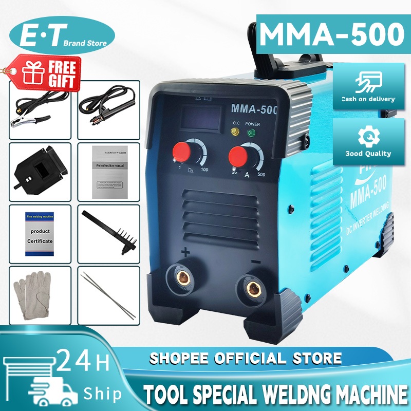 MMA-500 Portable IGBT Inverter Welding Machine - Heavy Duty and High ...