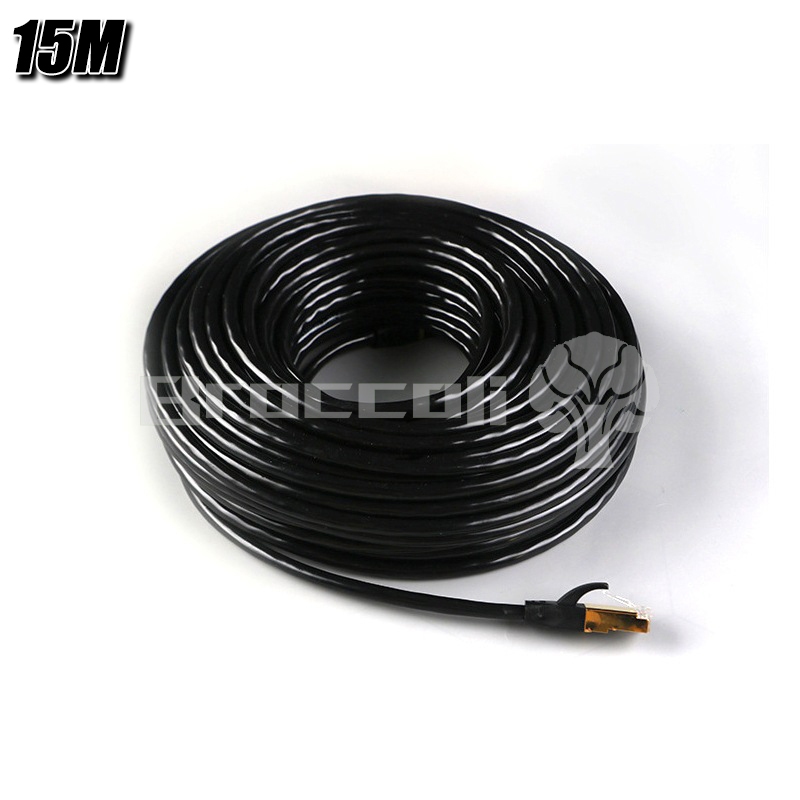 15M 20M 15M 30M 50M 60M 80M 100M CAT6 RJ45 Ethernet Cable Wire Outdoor ...