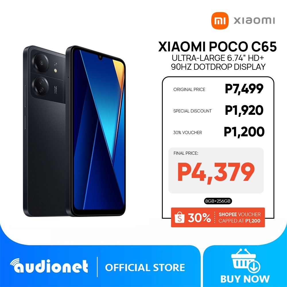 Xiaomi POCO C65 Smartphone | 6GB+128GB/8GB+256GB | 6.74” 90Hz HD+ ...