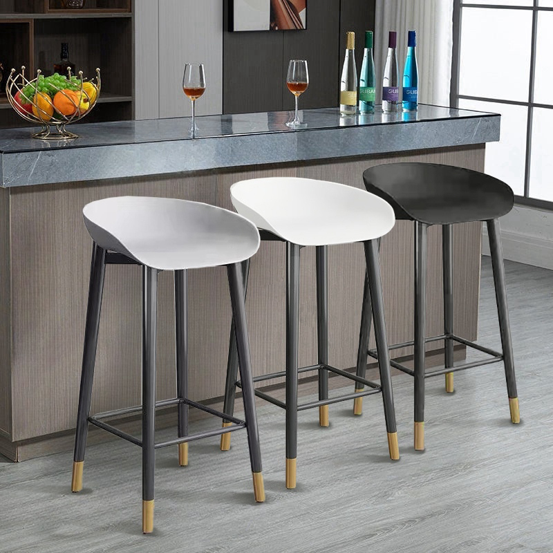 75CM bar stool, modern coffee chair, dining room high stool chair ...