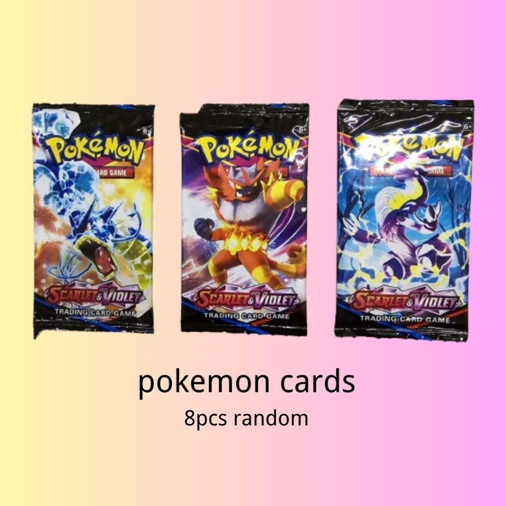 JJS kids Sachet Cards Trading Pokemon Random Mix | Shopee Philippines