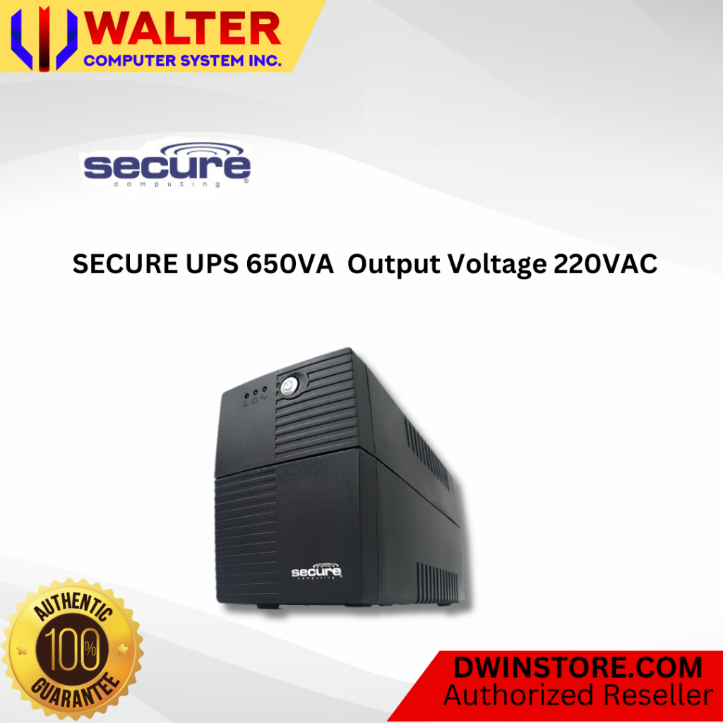 SECURE UPS 650VA Output Voltage 220VAC | Shopee Philippines