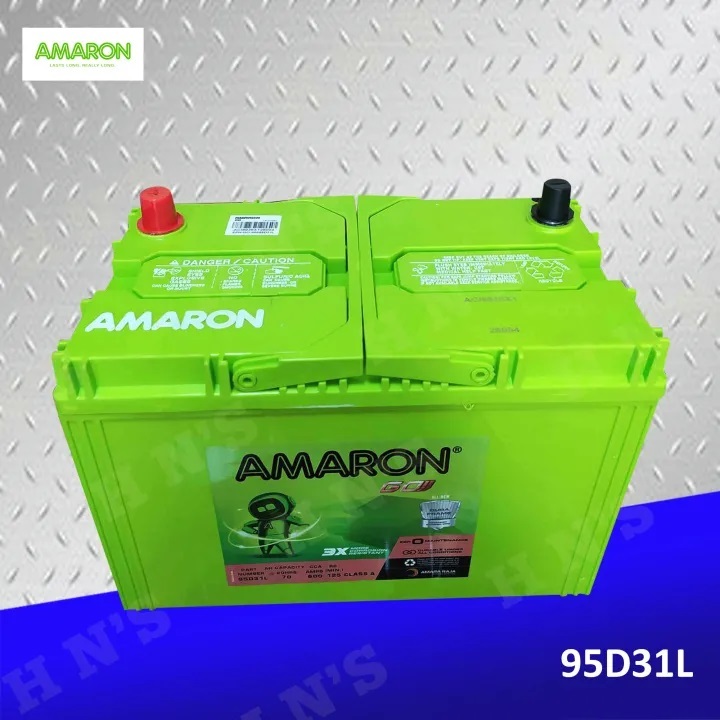 Amaron GO 95D31L ( 3SMF ) Maintenance Free Car Battery w/ 17 months warranty | Shopee Philippines