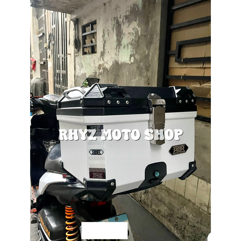 RXR White & black TOP BOX 45L Hard Plastik | Shopee Philippines