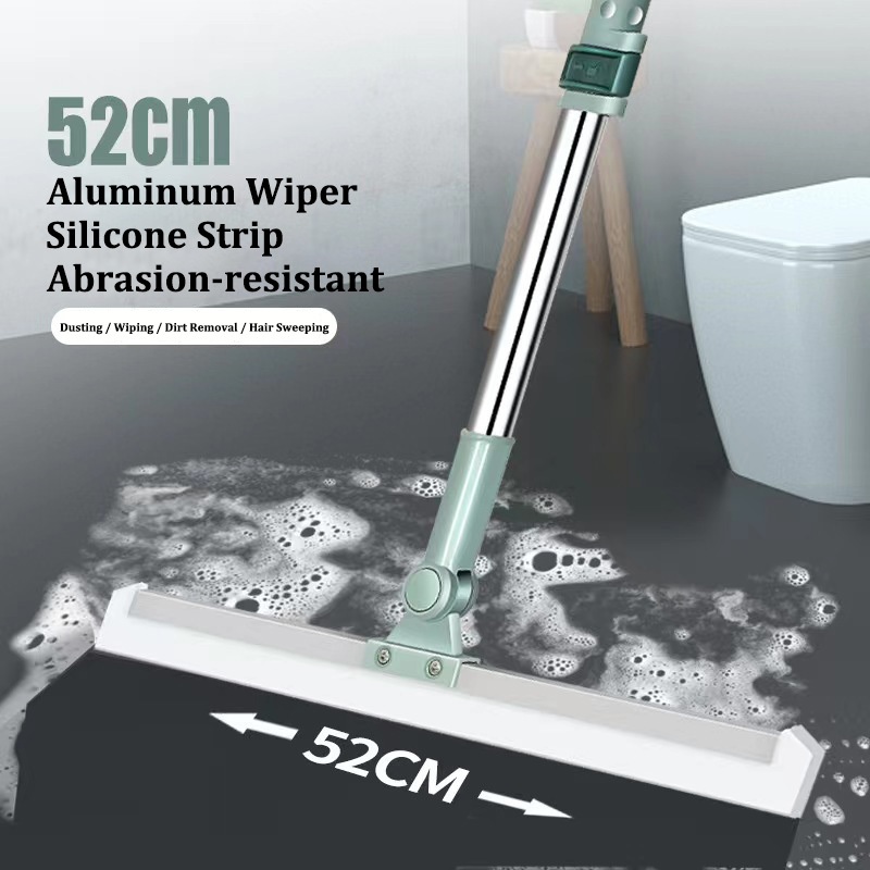 Magic Broom Mop Water Scraping Tool 52CM Multi Functional Silicone ...