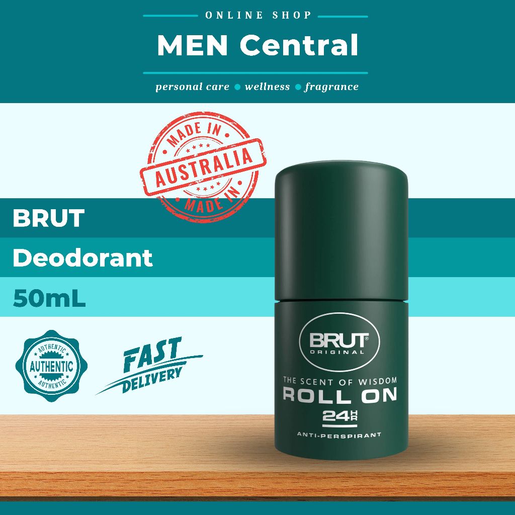 Brut Scent of Wisdom Anti-Perspirant Deodorant Roll On (50mL) | Shopee ...