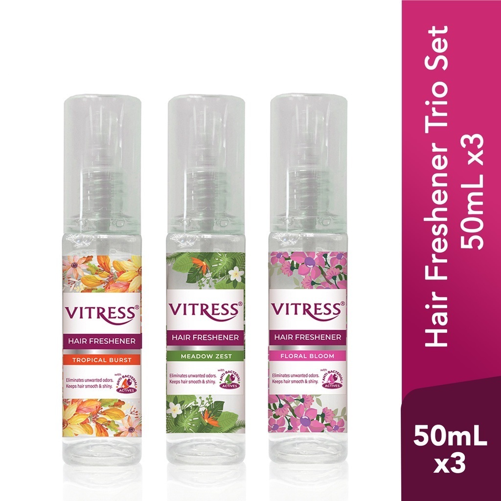 Vitress Hair Freshener Trio Set, 50mL x 3 | Shopee Philippines