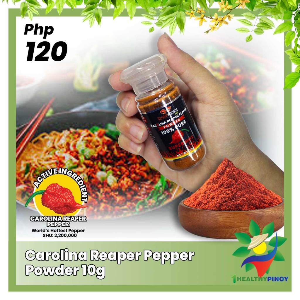 1HealthyPinoy Carolina Reaper Pepper Powder 10g Hot and Spicy Chili ...