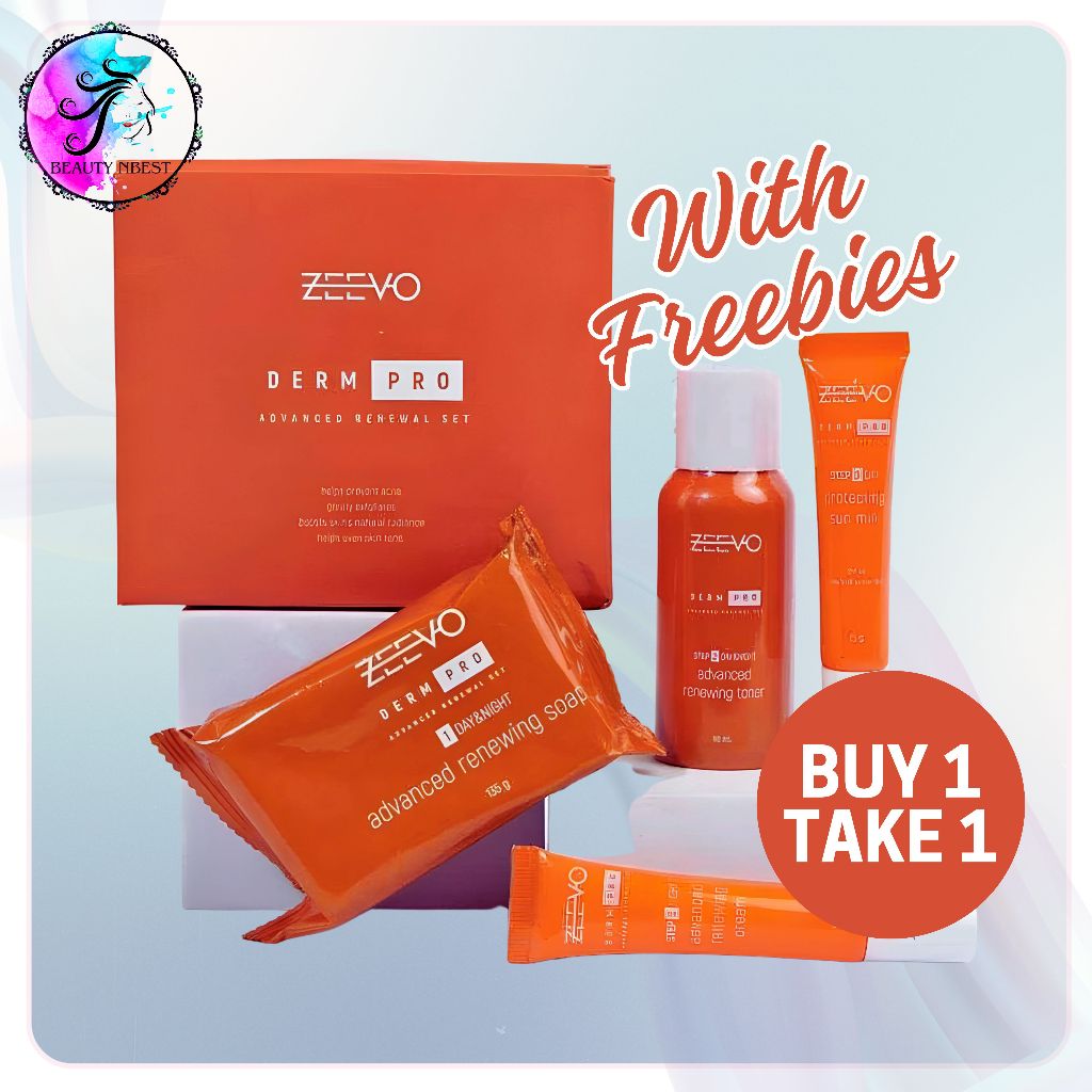 ZEEVO DERM PRO Advanced Renewal Set BUY 1 GET 1 + Freebies | Shopee ...