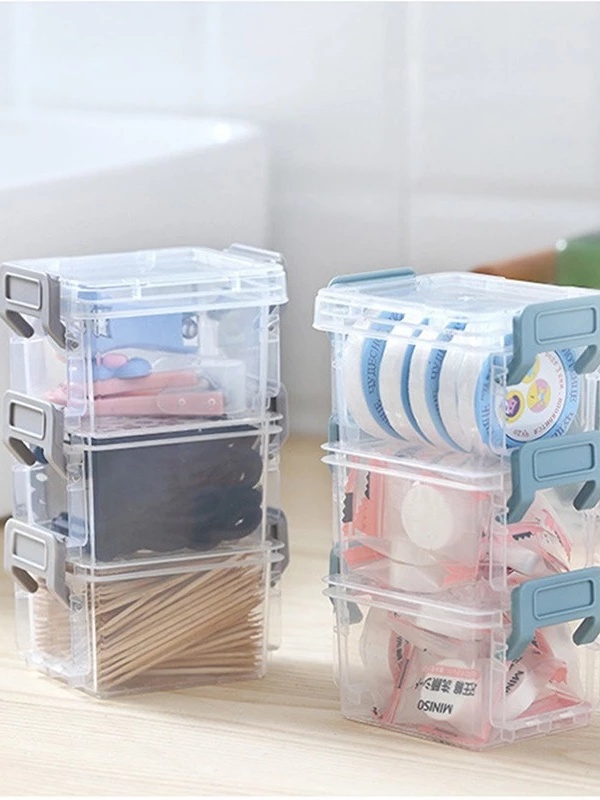 COD 3pcs Cute Mini Stackable Storage Box | Shopee Philippines
