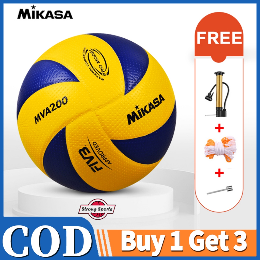 Mikasa MAV220 Size 5 Volleyball Ball Competition Training Soft PU Leather Volleyball Olympic ...