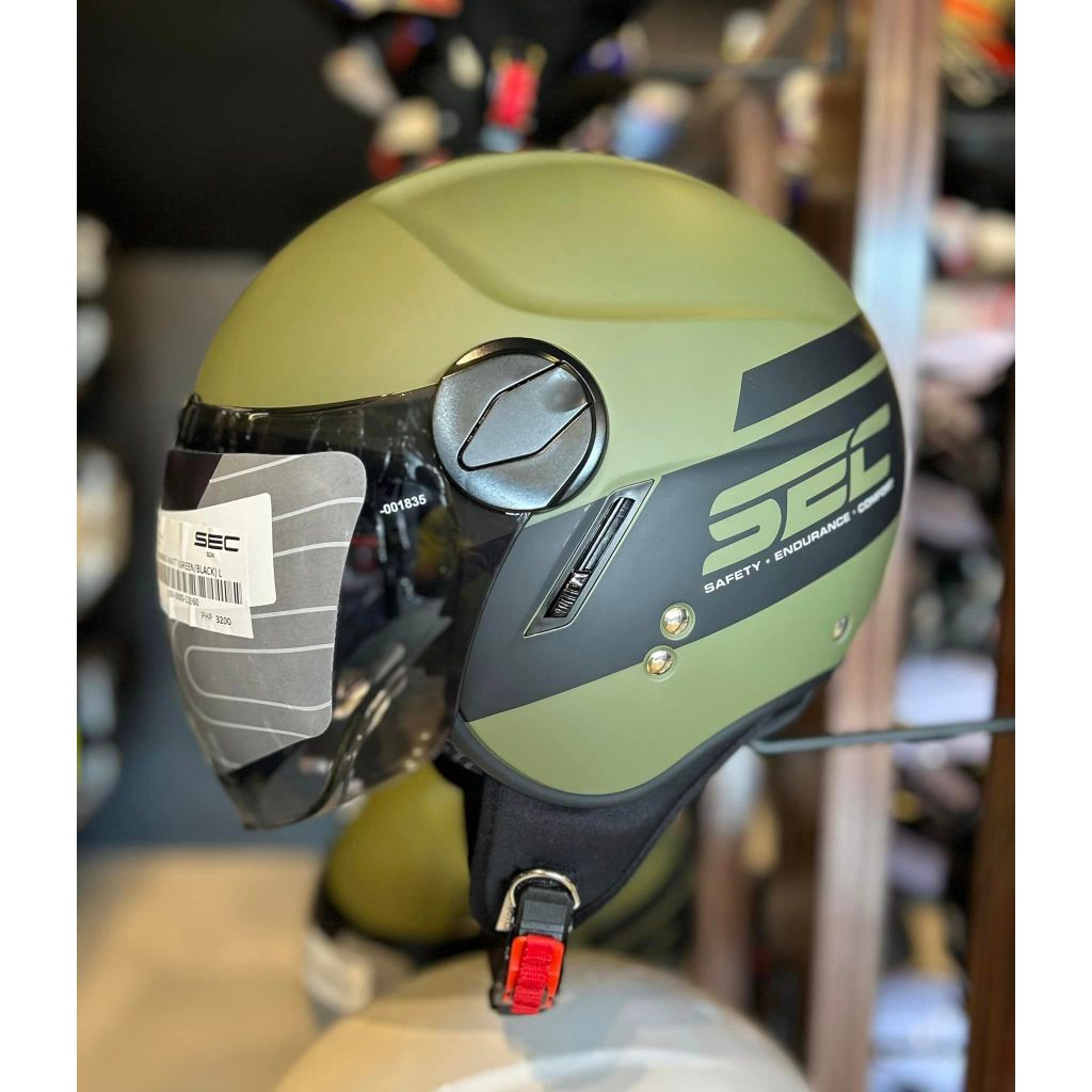 SEC MOON-BRAND HALF FACE DUAL VISOR (FREE CLEAR LENS) | Shopee Philippines